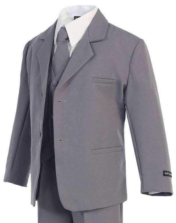 Classic Grey Boys' Suit for a Timeless Style | Malcolm Royce