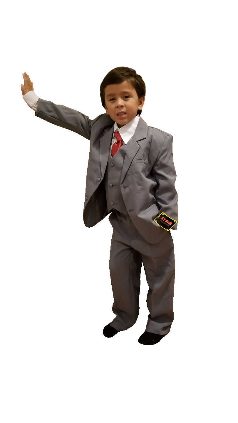 Classic Grey Boys' Suit for a Timeless Style | Malcolm Royce