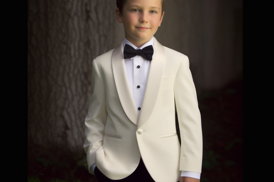 Elegant Ivory Shawl Tuxedo for Boys of All Ages | Malcolm Royce Elegant Ivory Shawl Tuxedo for Boys of All Ages | Malcolm Royce